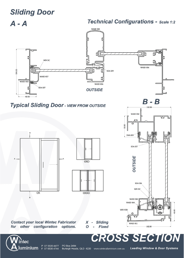 Wintec Sliding Door - CKA | Windows & Doors